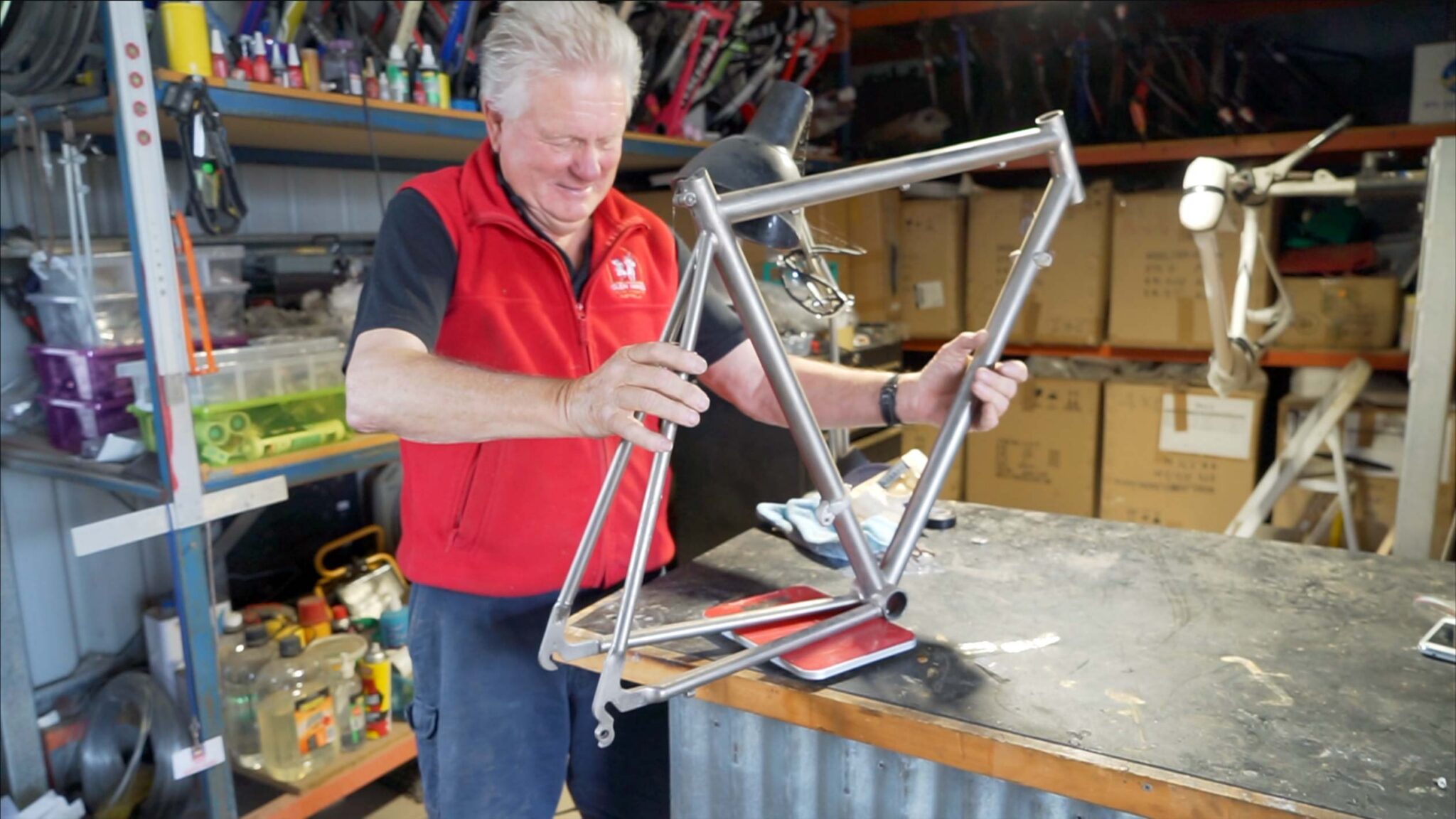 Tour of Teschner’s shed: reminiscing about the bikes that Peter built ...