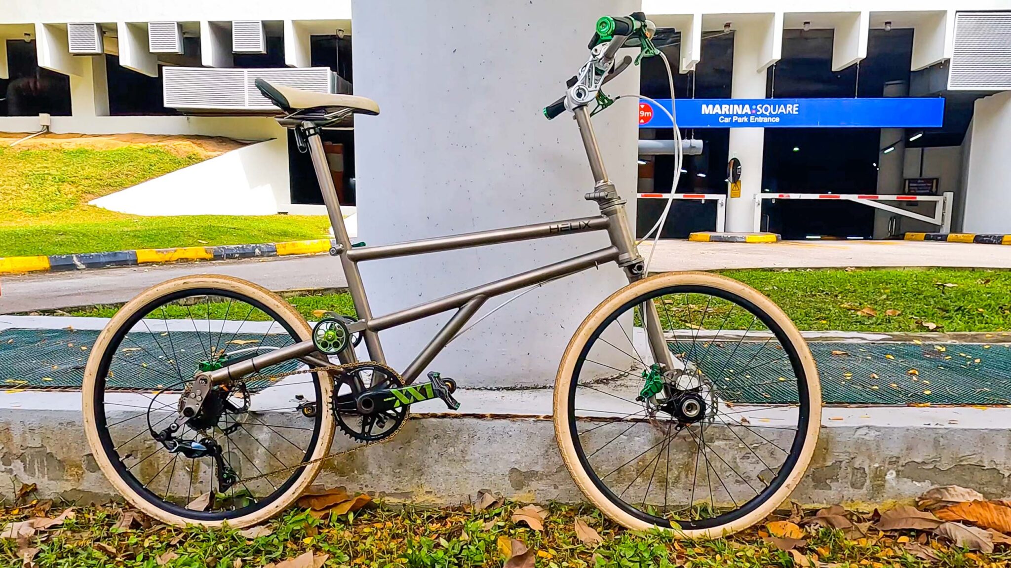 Story of my bike – Gordon and his titanium Helix folding bike, with 24 ...
